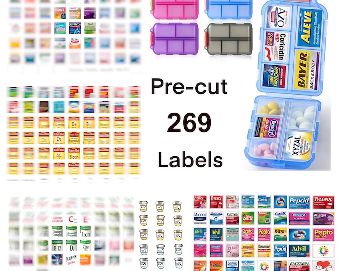 Pocket Pharmacy Labels - Over 100 - Etsy
