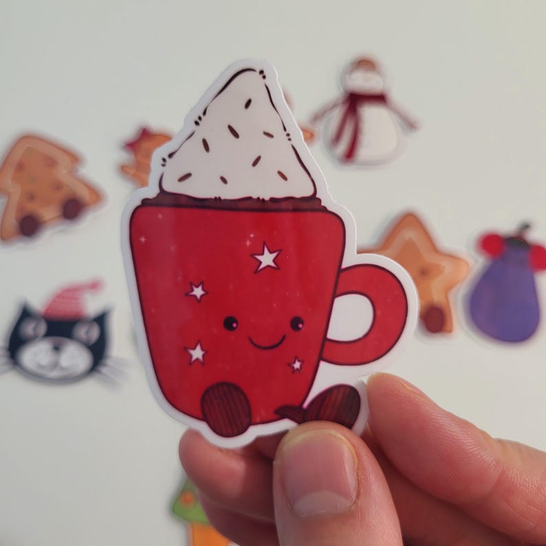 Cute Waterproof Vinyl Stickers for Phones, Laptops, Tablets, Ipad ...
