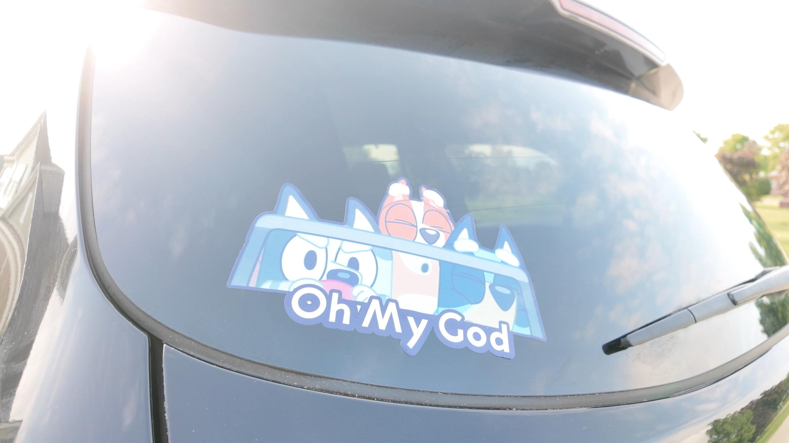 Bluey Halloween Stickers, Bluey Family Stickers, Bluey Waterproof Vinyl ...