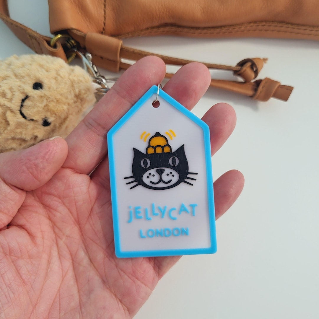 Custom 3D Printed Plushie Collection Tags | Personalized Name Keychain ...