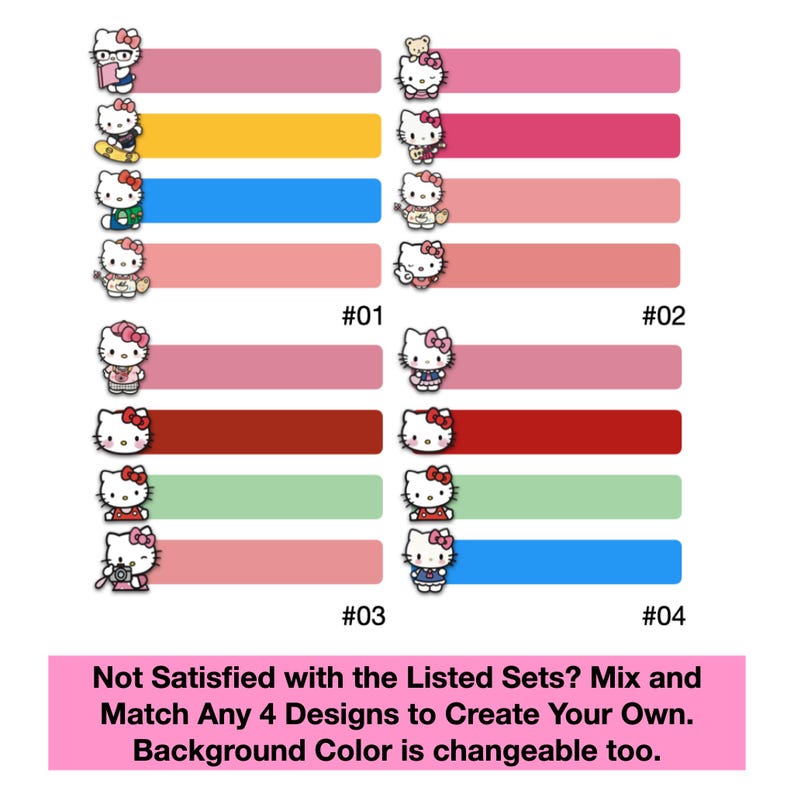 62 Pcs Kitty Waterproof Name Sticker,daycare Label, School Supply ...