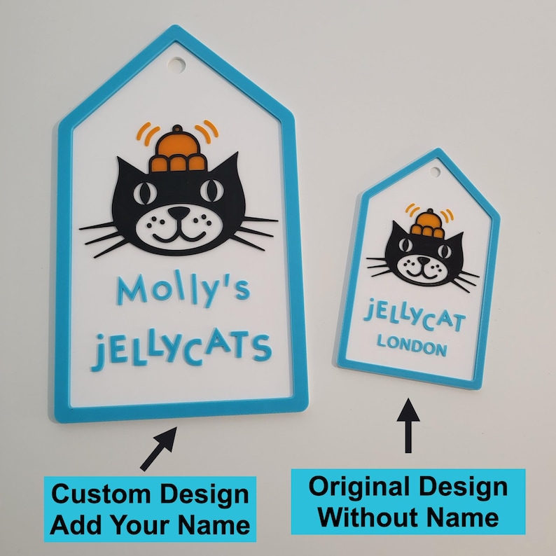 Custom Plushie Collection Name Sign | 3D Printed Display Tag for ...