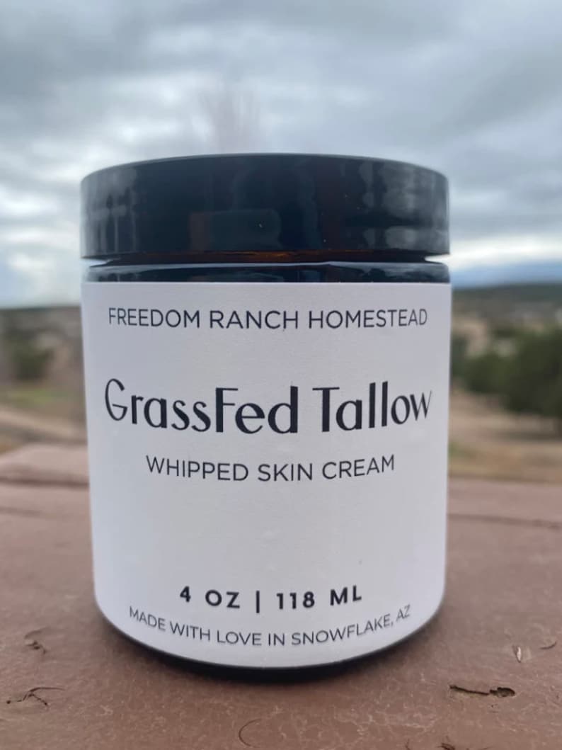 Grass Fed Beef Tallow Skin Balm Etsy