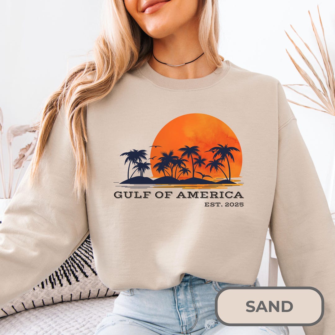 Gulf of America, Gulf of America Shirts, Gulf of Mexico, Palm Tree ...