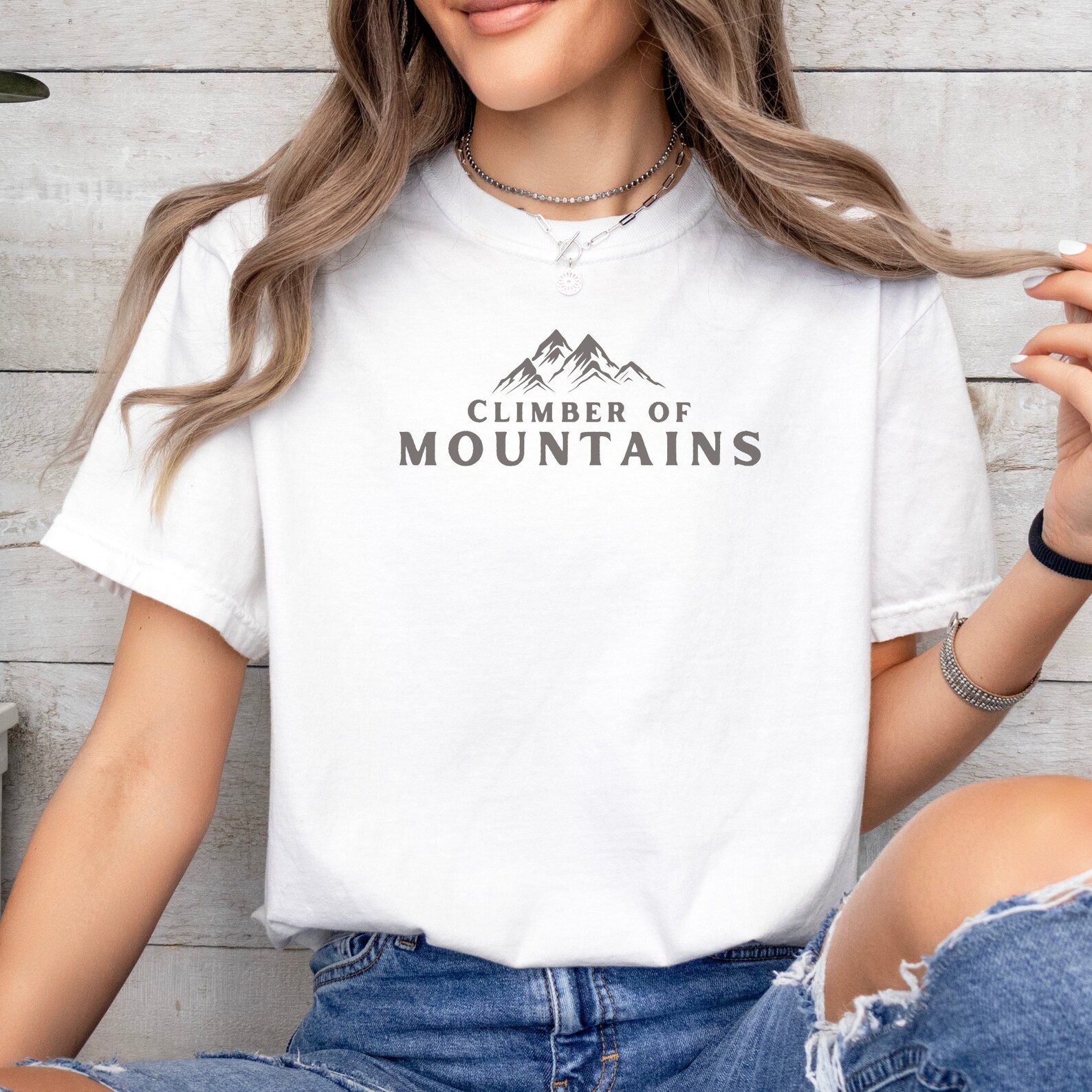Climber of Mountains Shirt, Climbing Tshirt, Rock Climbing, Hiking ...
