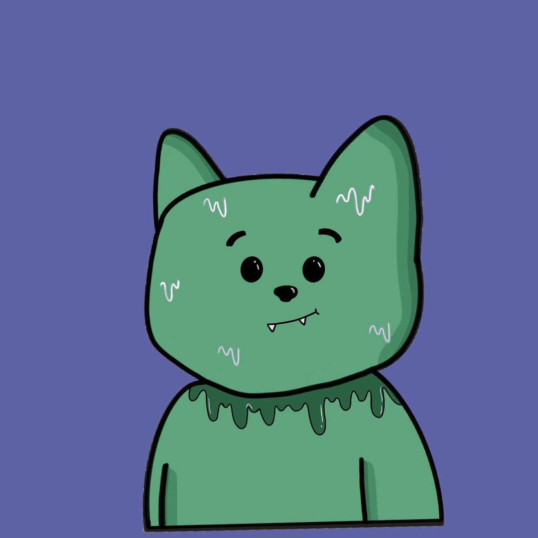 Happy Green Popcat Screensaver - Etsy