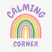 Calming Corner Poster | Relaxing Art, Printable Educational Wall Art ...