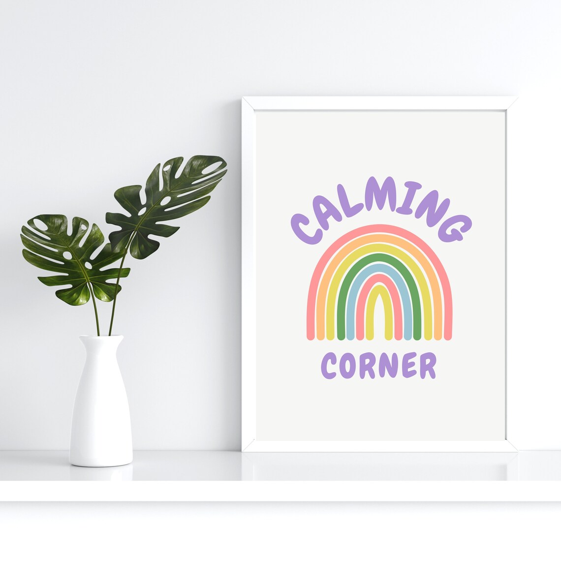 Calming Corner Poster | Relaxing Art, Printable Educational Wall Art ...