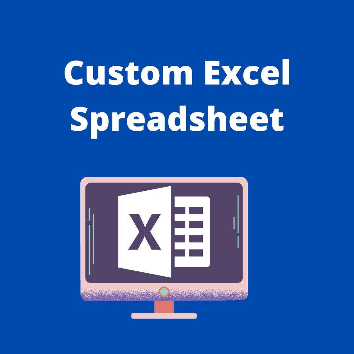 Custom Excel Spreadsheet - Etsy