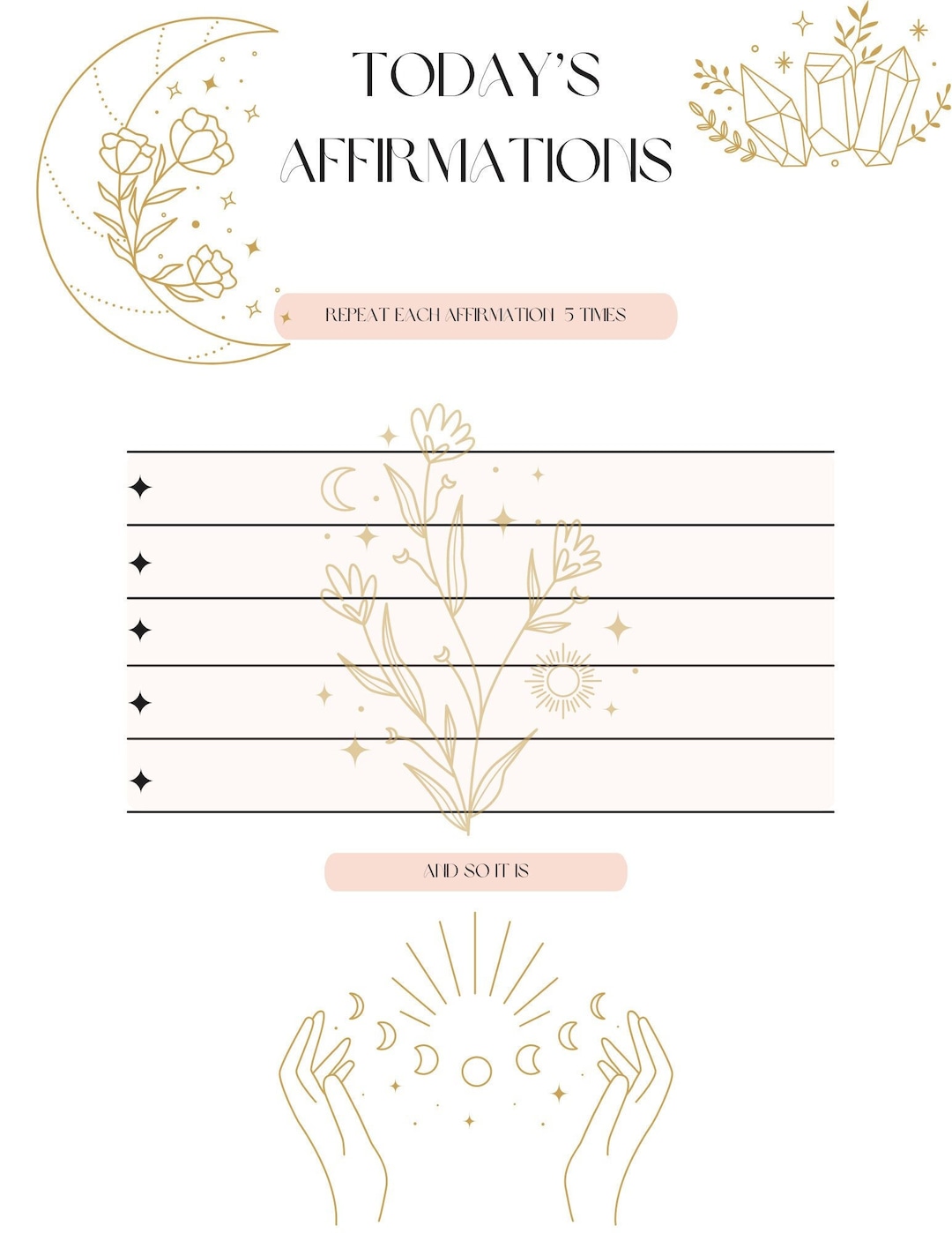 Daily Affirmations - Etsy