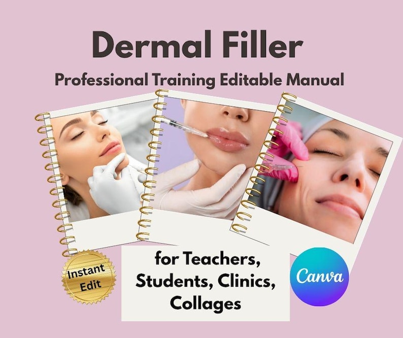 Dermal Filler Training Manual: Editable Theory, Theory Worksheets ...