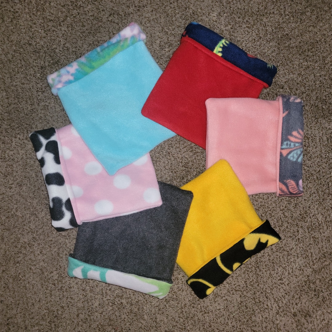 Cuddle Bag, Guinea Pig Snugglesack, Handmade Fleece Hidey, Rabbit ...