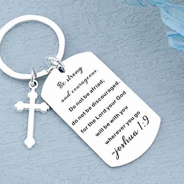 Bible Verse Keychain - Etsy