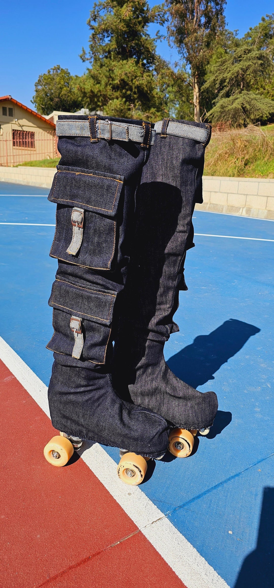 Roller Skate Cover, Denim Cover, Skate, Roller Skate, Boot Cover, Cover ...