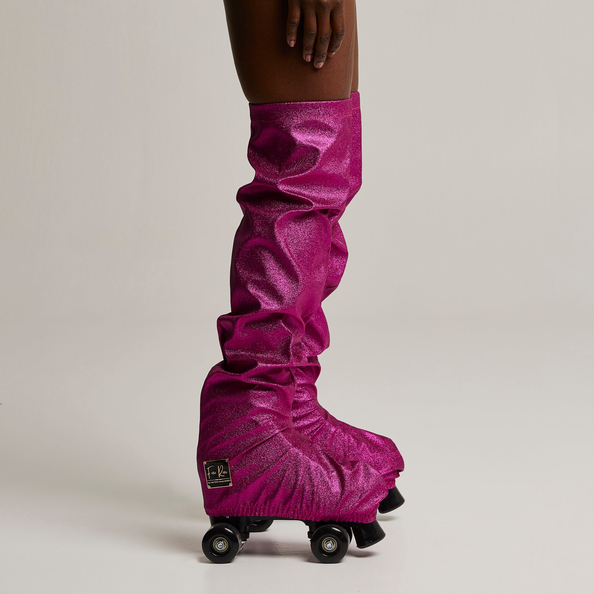 Roller Skate Cover, Hot Pink Cover, Shimmery, Shimmery Cover, Boot ...