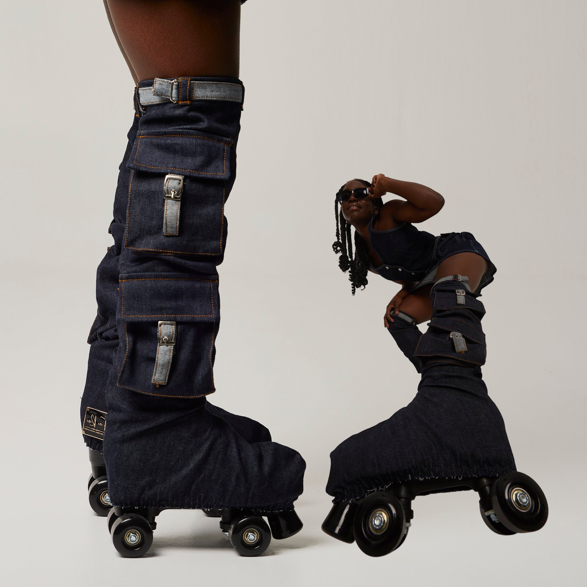Roller Skate Cover, Denim Cover, Skate, Roller Skate, Boot Cover, Cover ...