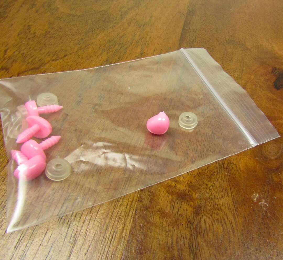 11mm Colored Safety Noses: Red, Pink, Brown - Craft Supplies - Etsy