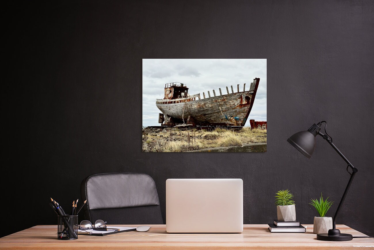 Akranes Ship Ruin, Iceland, Digital Download, Wall Art, Photography - Etsy