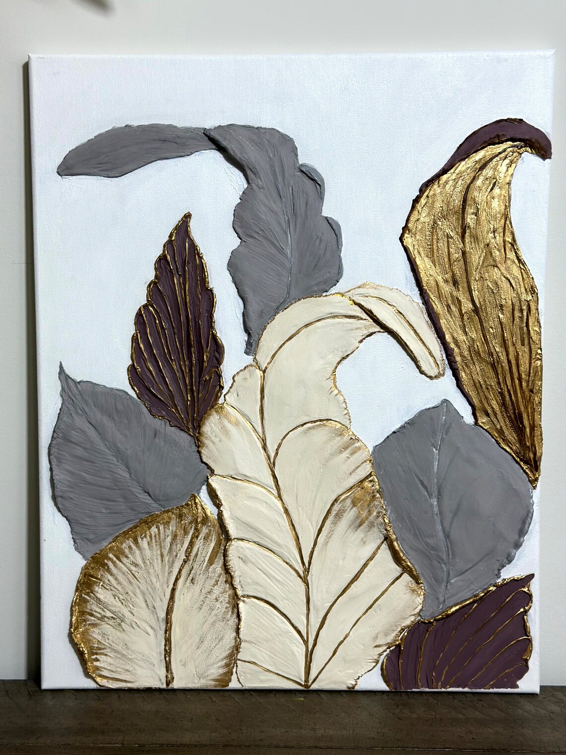 Bas Relief, Heavy Texture Painting, Custom Canvas Wall Art Sculpture ...