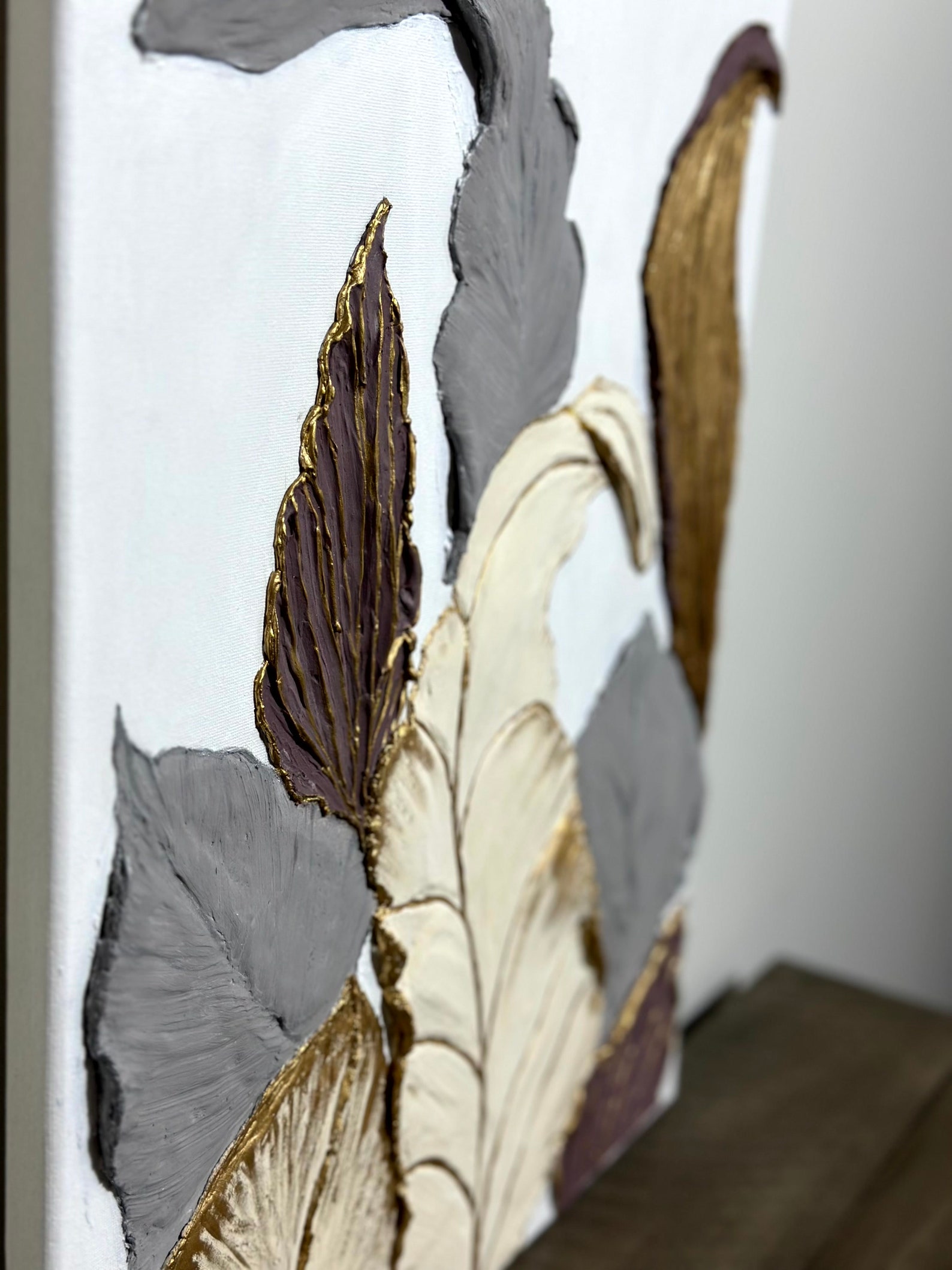 Bas Relief, Heavy Texture Painting, Custom Canvas Wall Art Sculpture ...