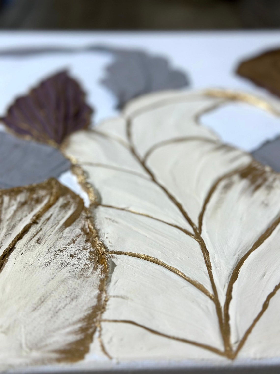 Bas Relief, Heavy Texture Painting, Custom Canvas Wall Art Sculpture ...