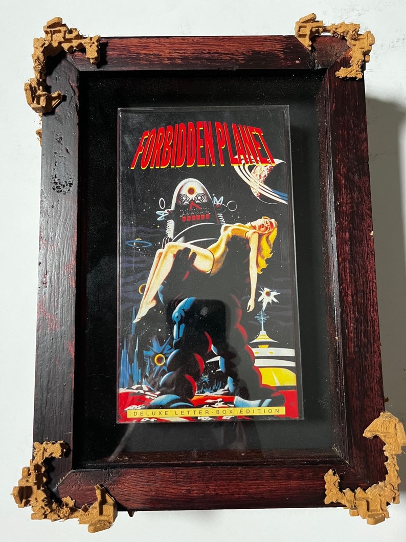 VHS Custom Shadow Boxes With Protective Uv Slip Case and UV Protection ...