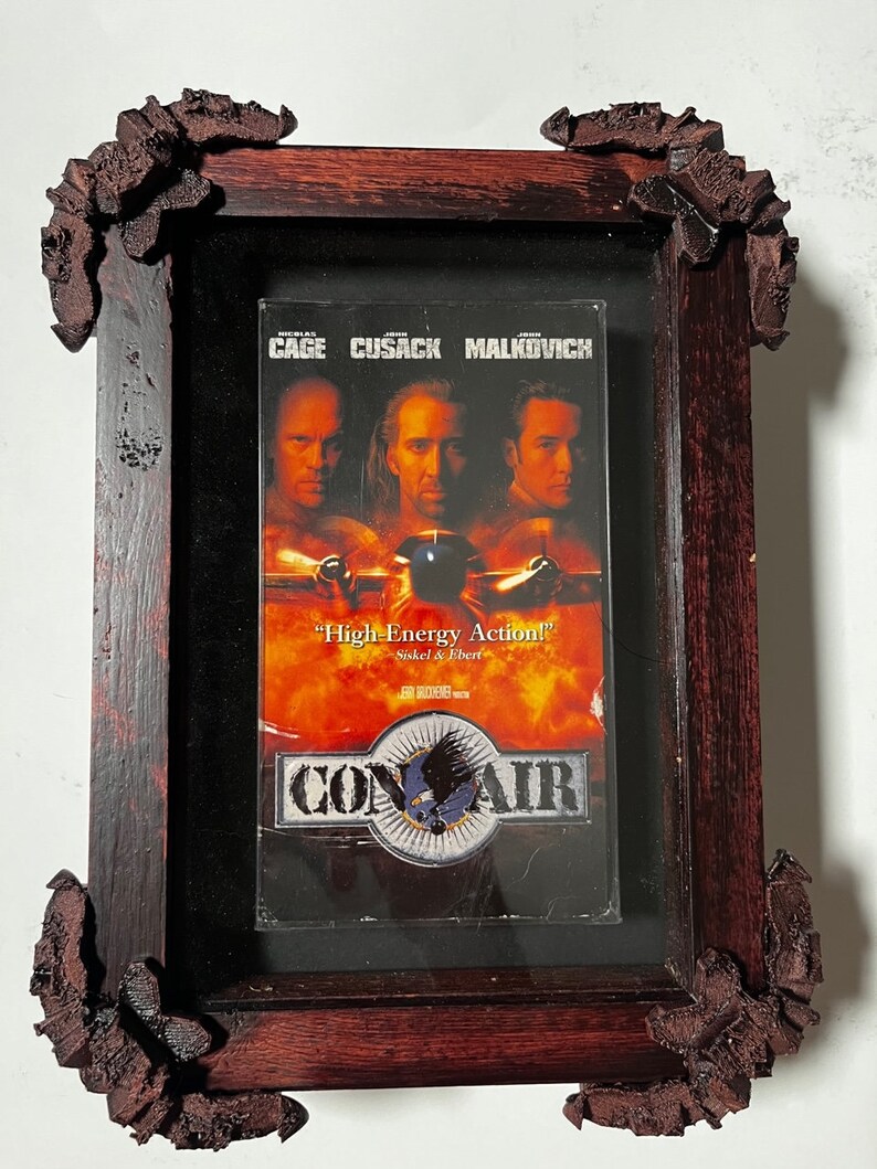 VHS Custom Shadow Boxes With Protective Uv Slip Case and UV Protection ...