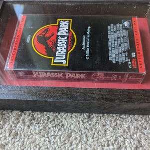 Custom Jurassic Park VHS Shadow Box With Color Design Motif. Sturdy. - Etsy