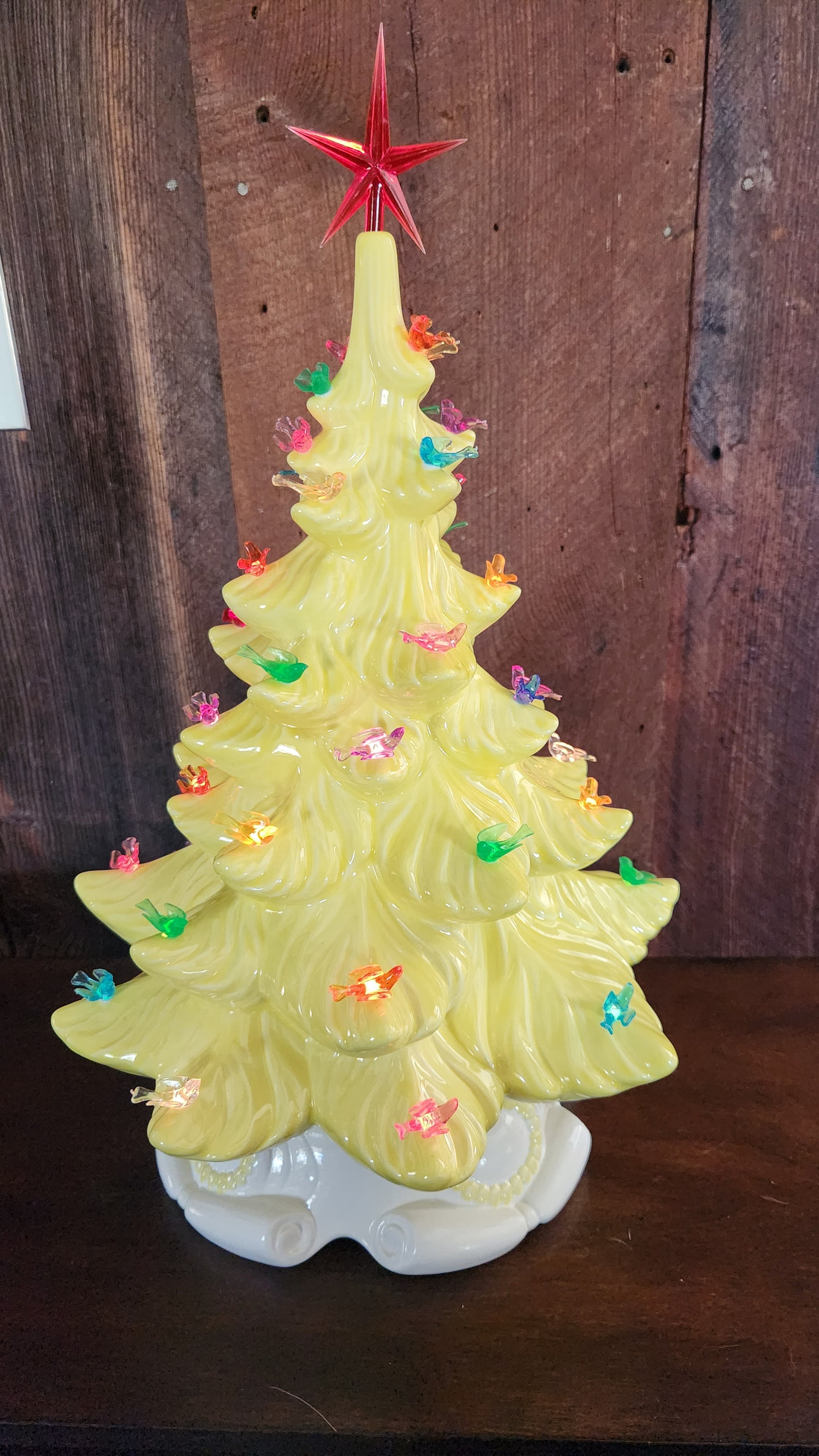 Atlantic A64 Yellow Spring Ceramic Tree - Etsy