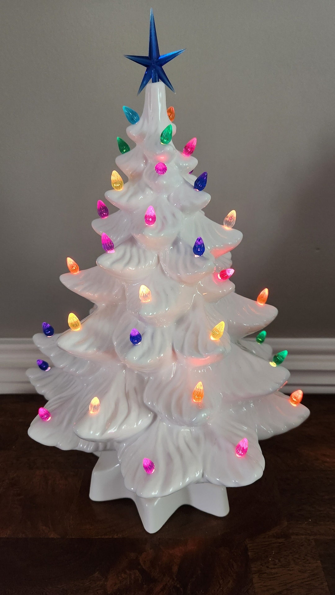 Atlantic A104 White Ceramic Christmas Tree - Etsy
