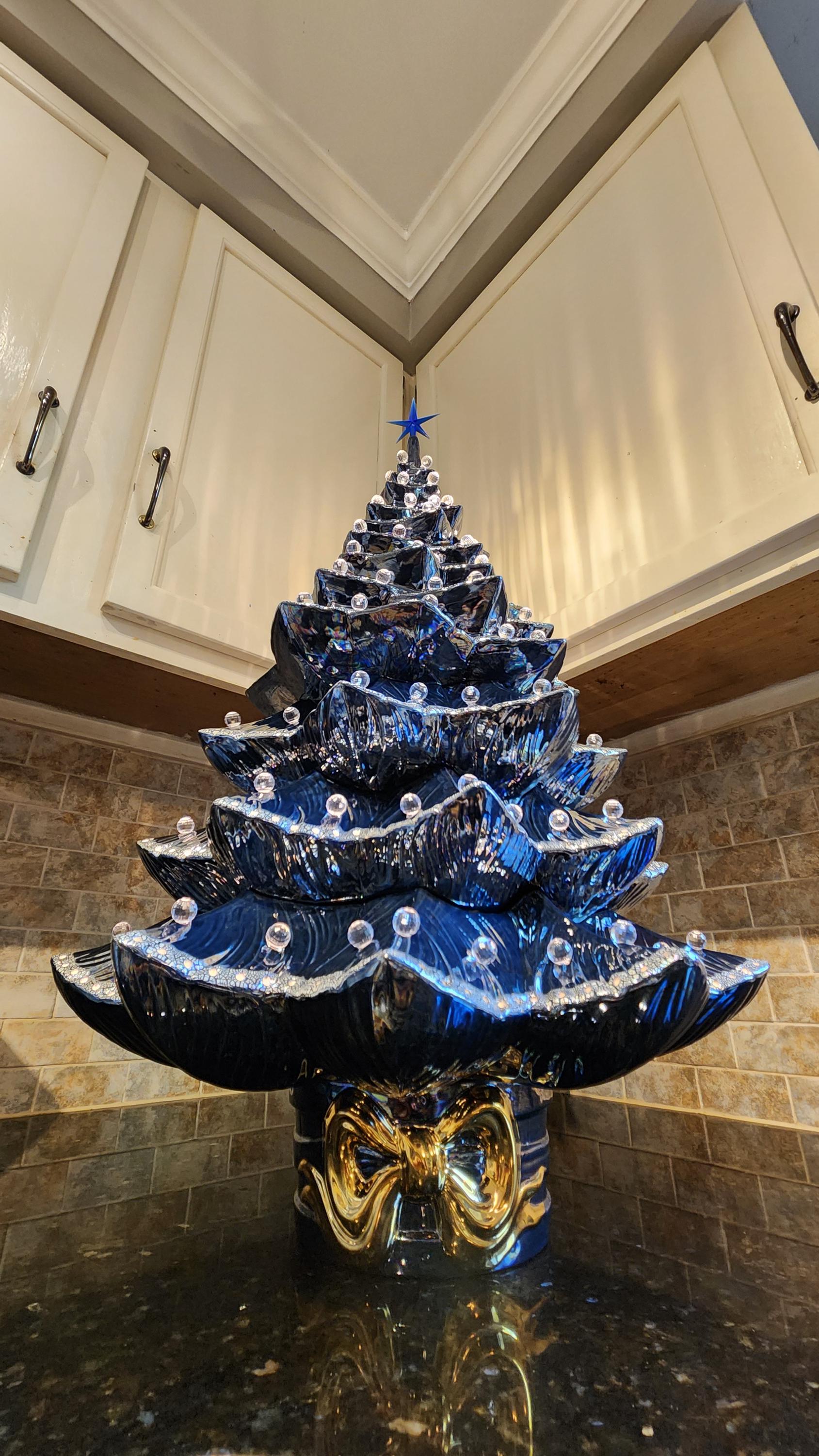XL Gare Ceramic Tree With Mother of Pearl and 22k Gold - Etsy