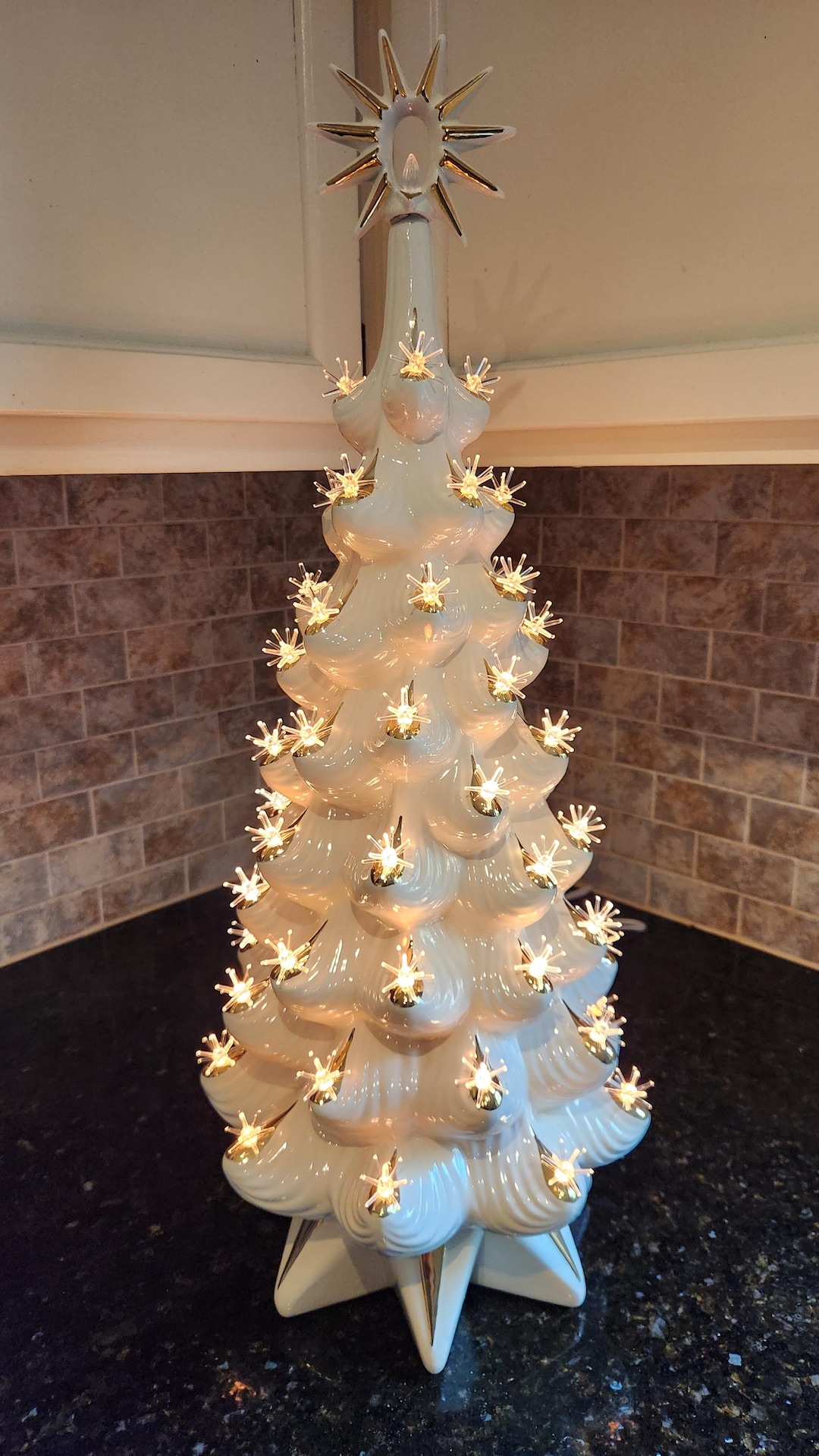 Atlantic 834 Ceramic Tree With 22k Gold - Etsy