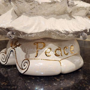 Large Gare #777 Ceramic Tree With Mother of Pearl and 22k Gold - Etsy