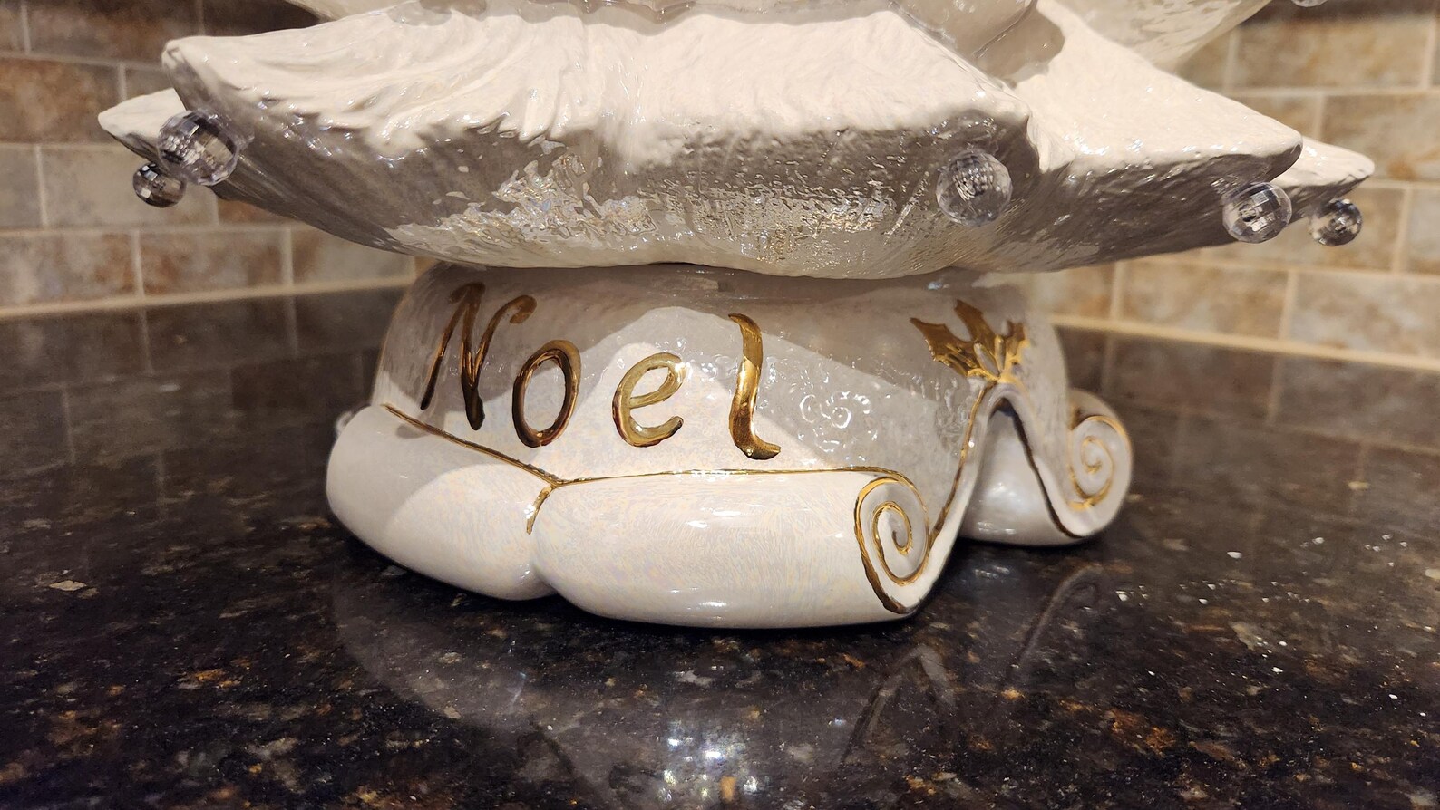 Large Gare #777 Ceramic Tree With Mother of Pearl and 22k Gold - Etsy