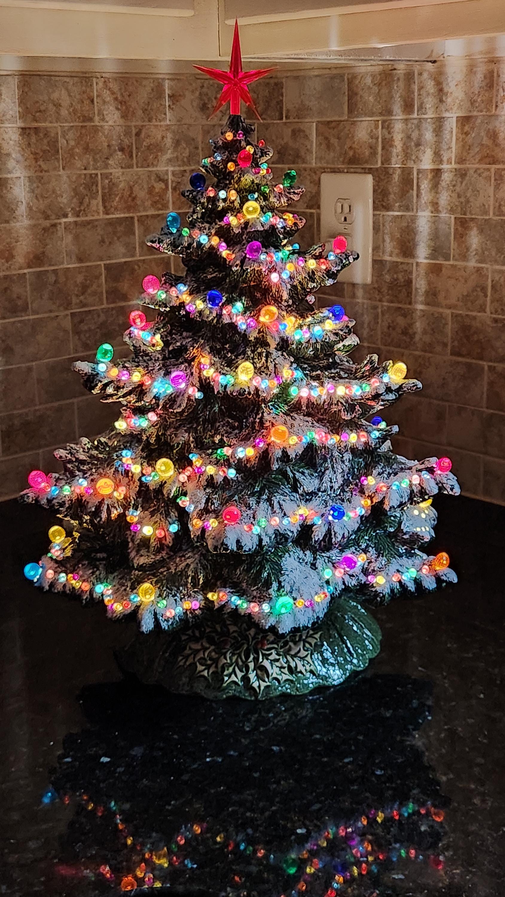 Nowell Frasier Fir Ceramic Tree - Etsy