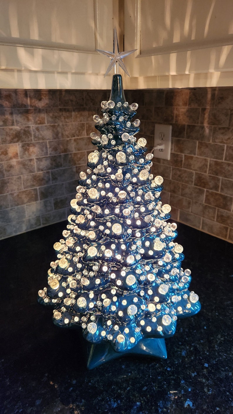 Holland 953 "confetti" Tree With Cracked Marbles and Mother of Pearl - Etsy