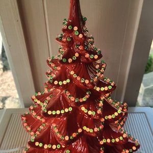 Atlantic A64 Red Ceramic Tree - Etsy