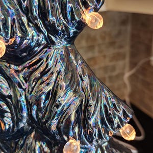 XL Nowell Ceramic Christmas Mantel Tree With Mother of Pearl - Etsy