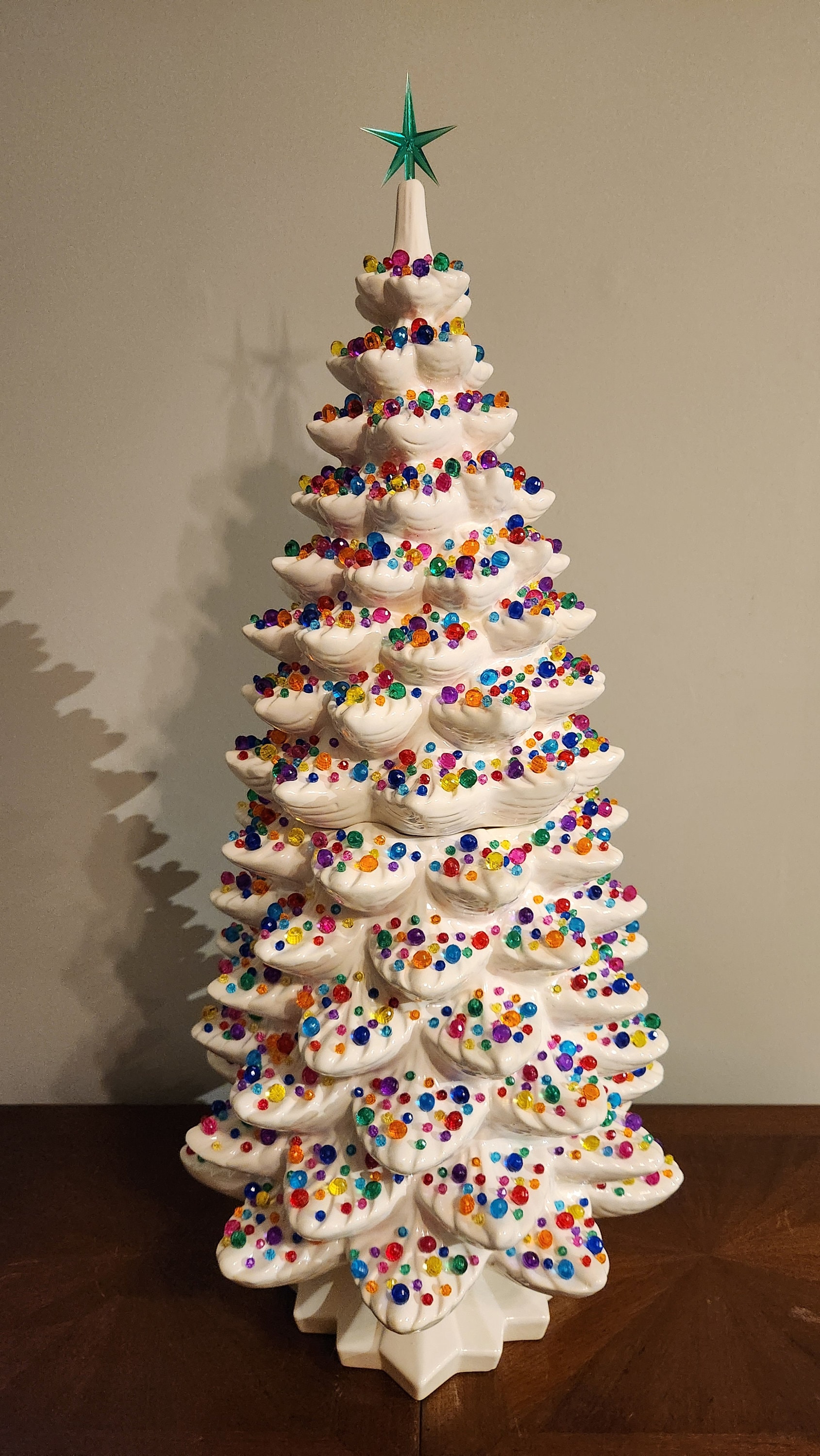 Atlantic "confetti" Barrel Ceramic Tree - Etsy