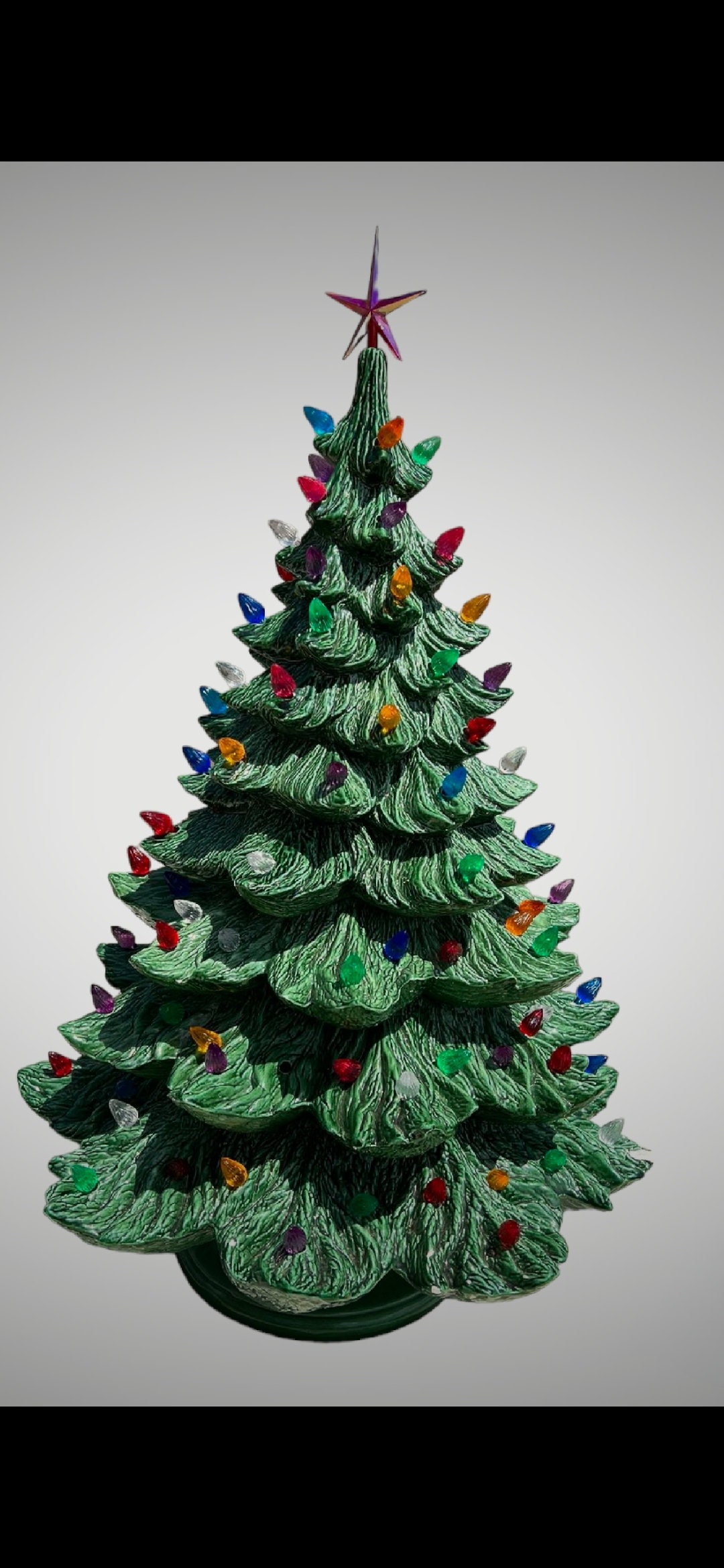XXL Nowell 342 Ceramic Christmas Tree - Etsy