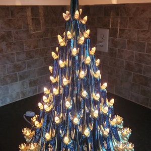 Handmade Lava Ceramic Christmas Tree With 22k Gold - Atlantic 314 - Etsy