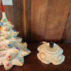 Atlantic A64 White and Gold Ceramic Tree - Etsy