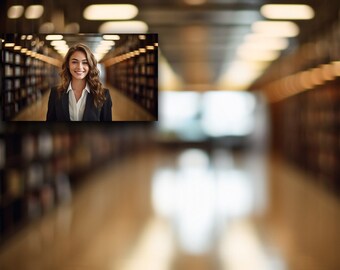 Zoom Background Library, Virtual Backdrop Bookshelf, Office Background ...