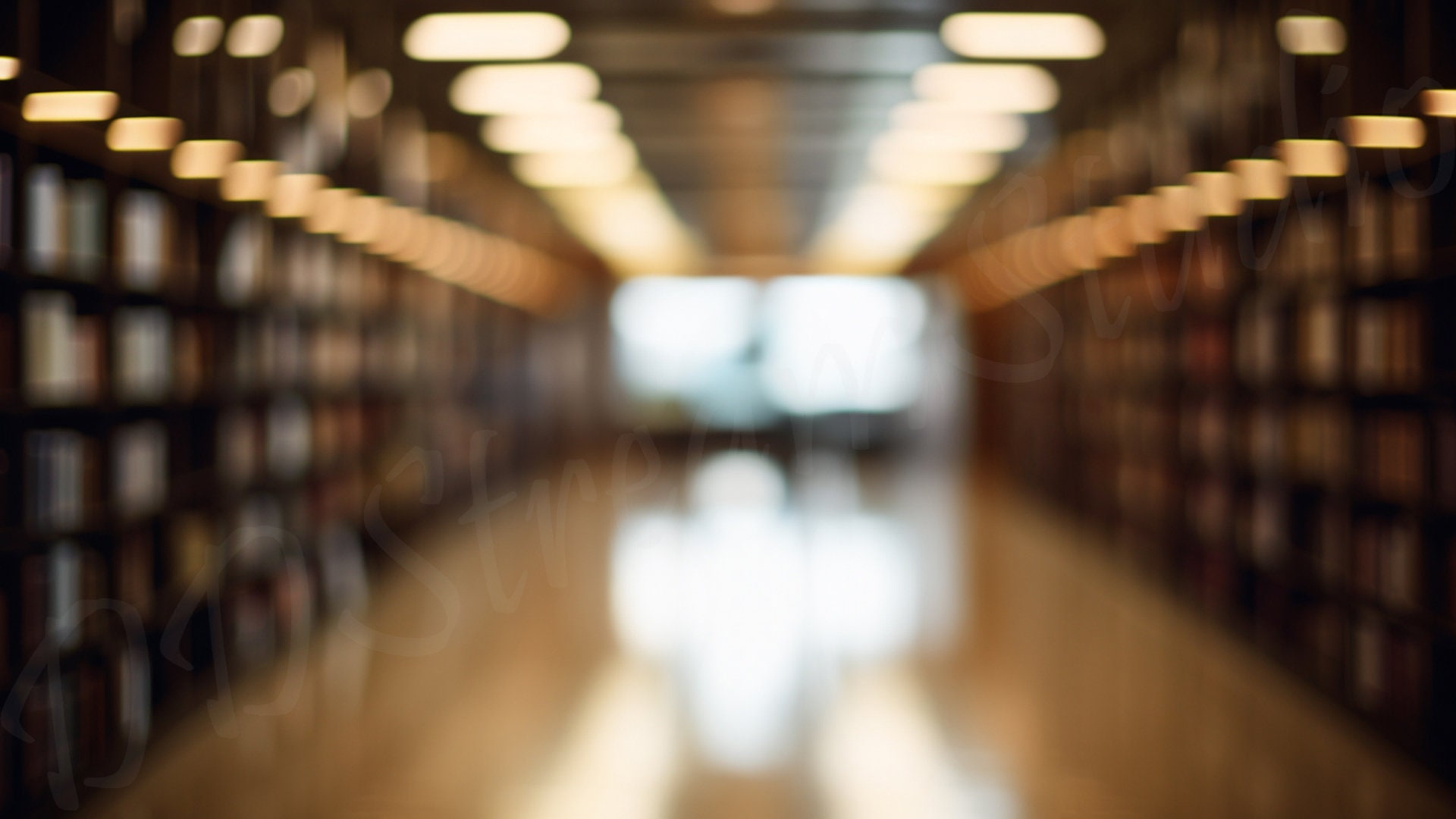 Library Book Shelves Zoom Backdrop Virtual Meetings & Office ...