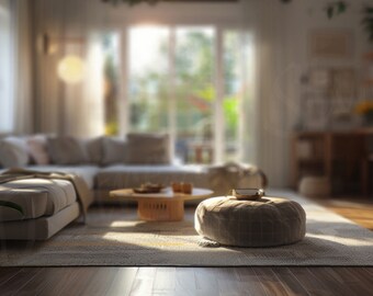 High Rise Evening Backdrop for Virtual Meetings & Office Environments ...