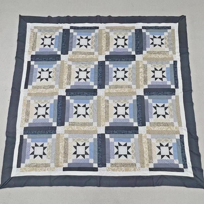 Log Cabin Quilts on Sale - Etsy