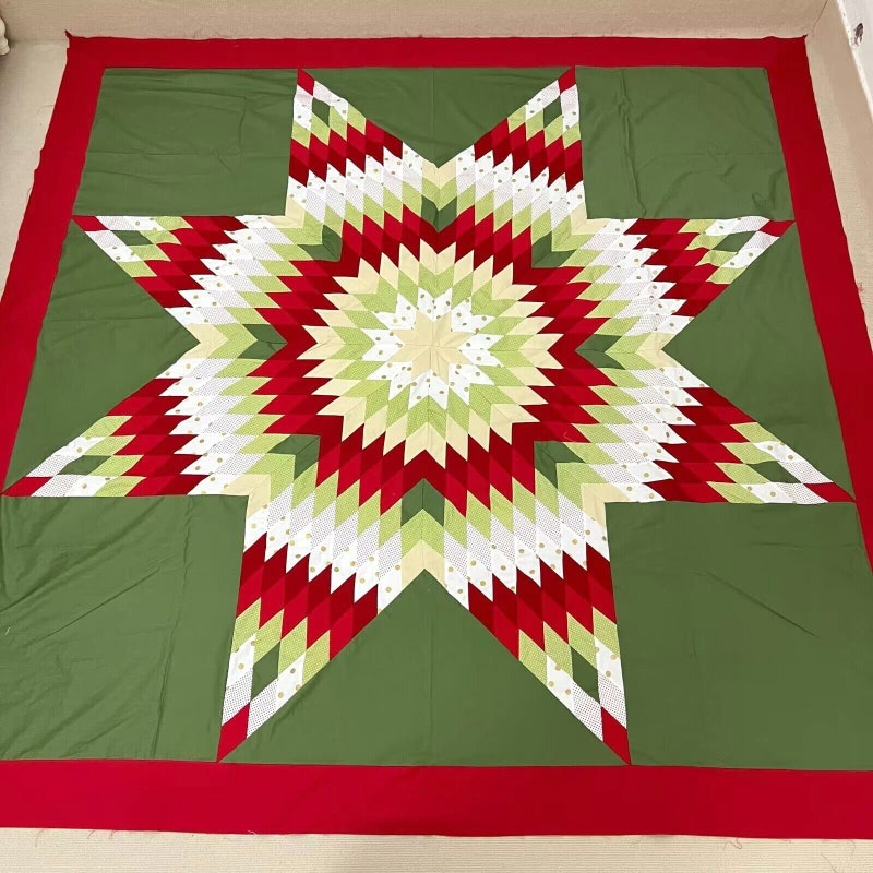 Texas Star Quilt Pattern - Etsy