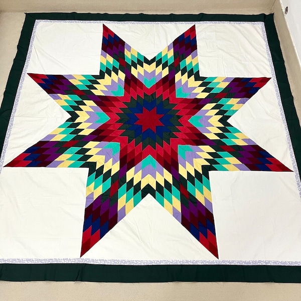 Lone Star Quilt Pattern - Etsy