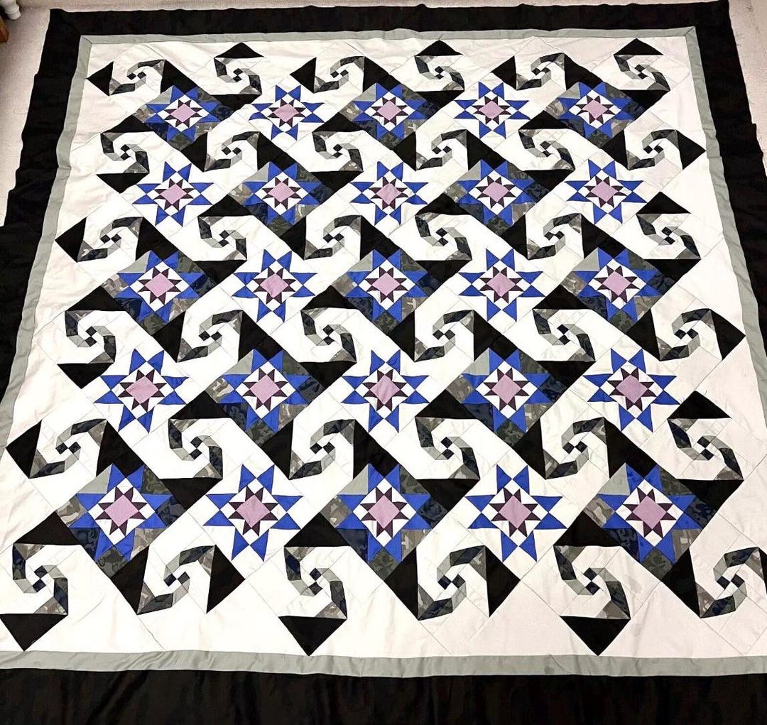 Handmade Shakespeare in the Park Patchwork Quilt Top/topper 86x86" - Etsy