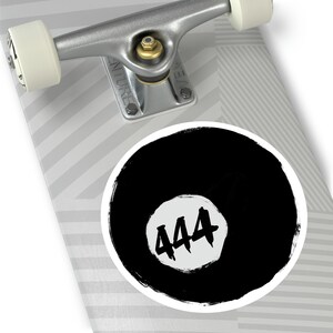 444 Angel Number 8 Ball Sticker - Etsy